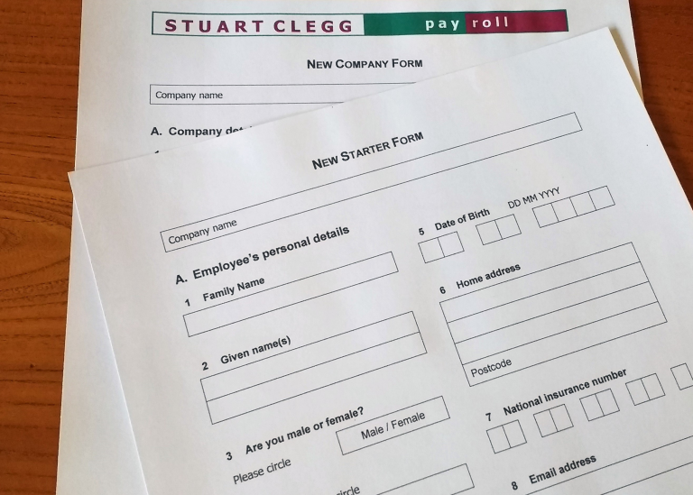 Getting started - Stuart Clegg Payroll